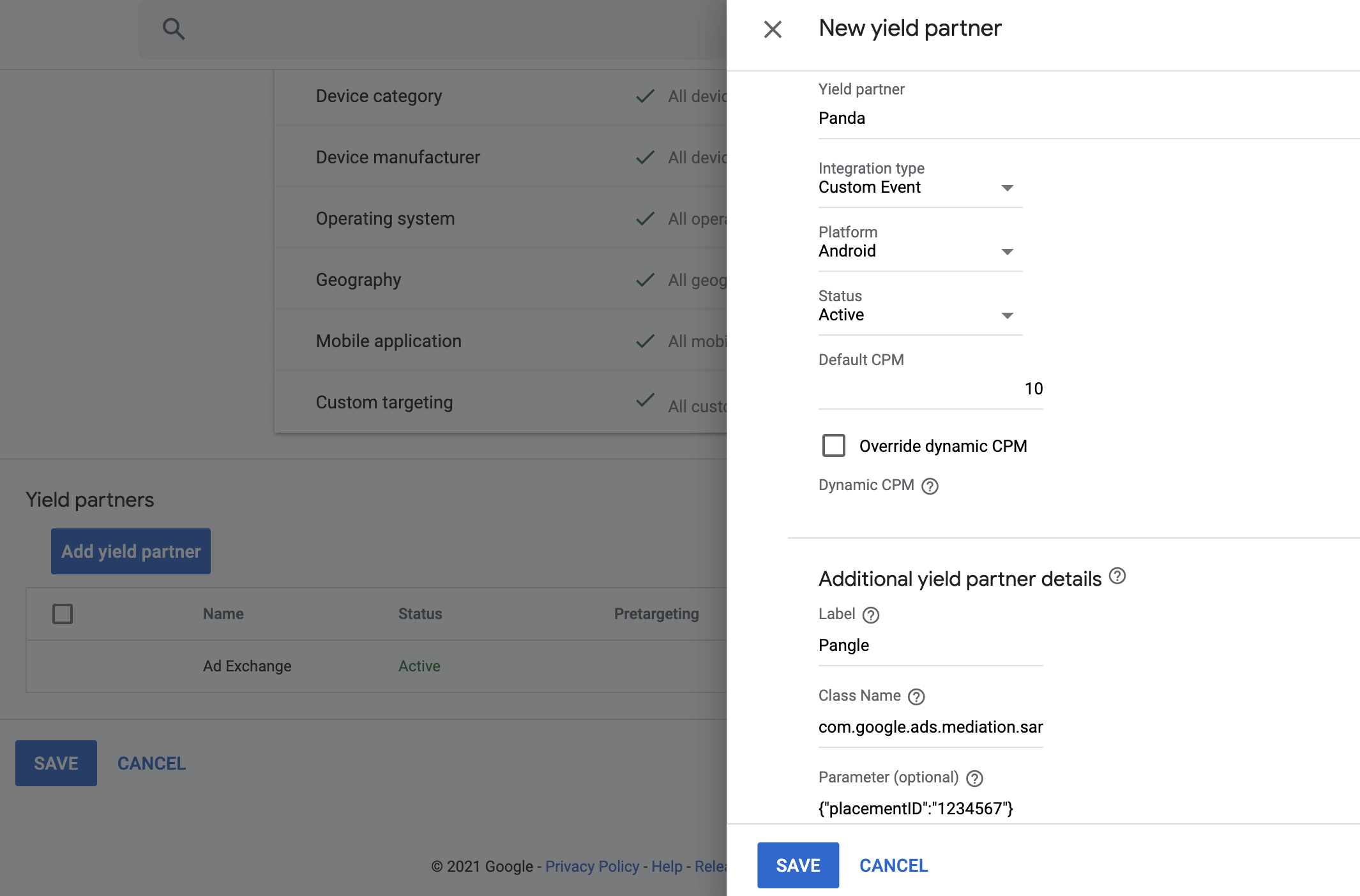 [Android]Google Ad Manager Custom Event for Pangle | Pangle